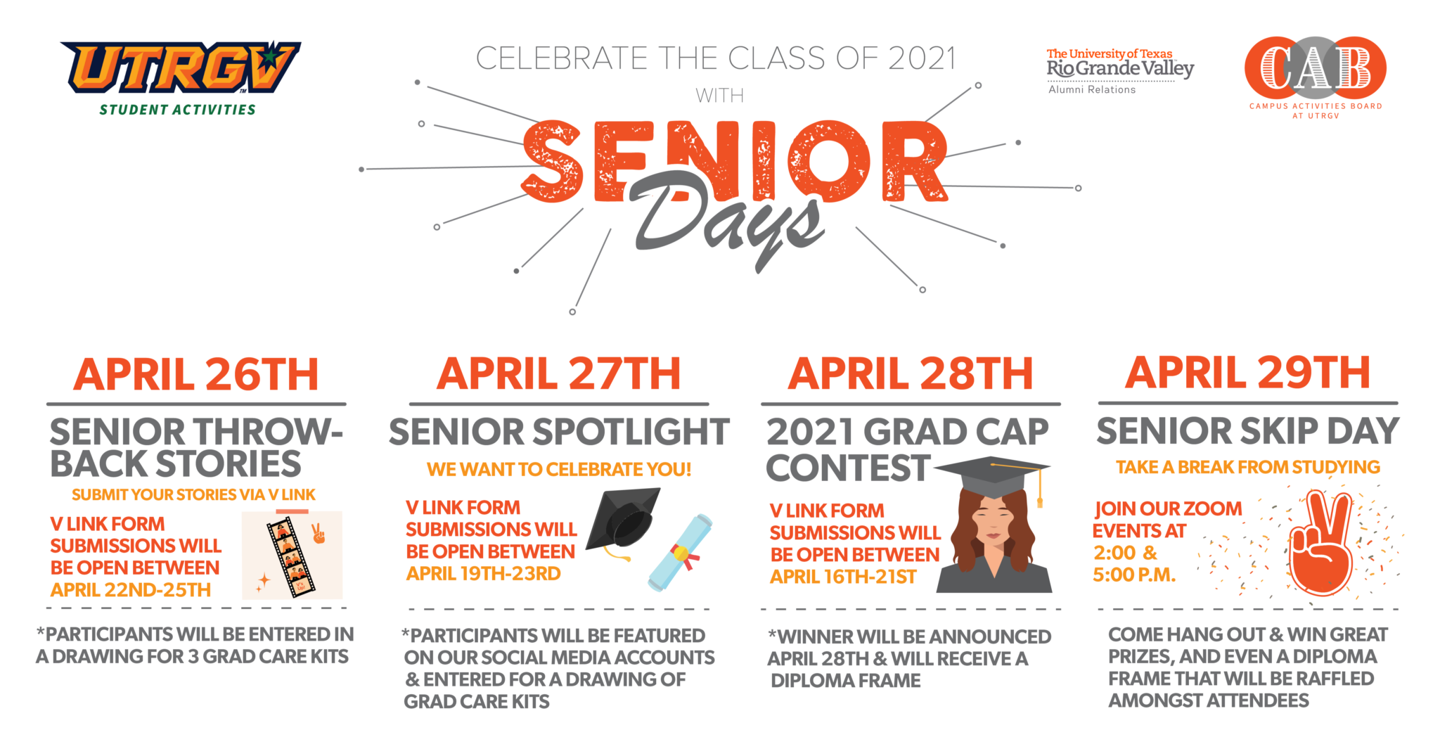 UTRGV to host weeklong events to celebrate graduating seniors - The ...